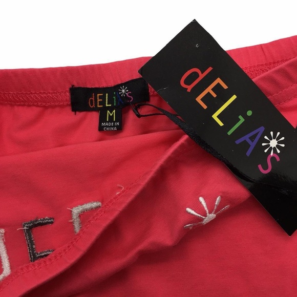 dELiA*s | Tops | Nwt Delias Logo Hot Pink Sleeveless Tube Top M | Poshmark